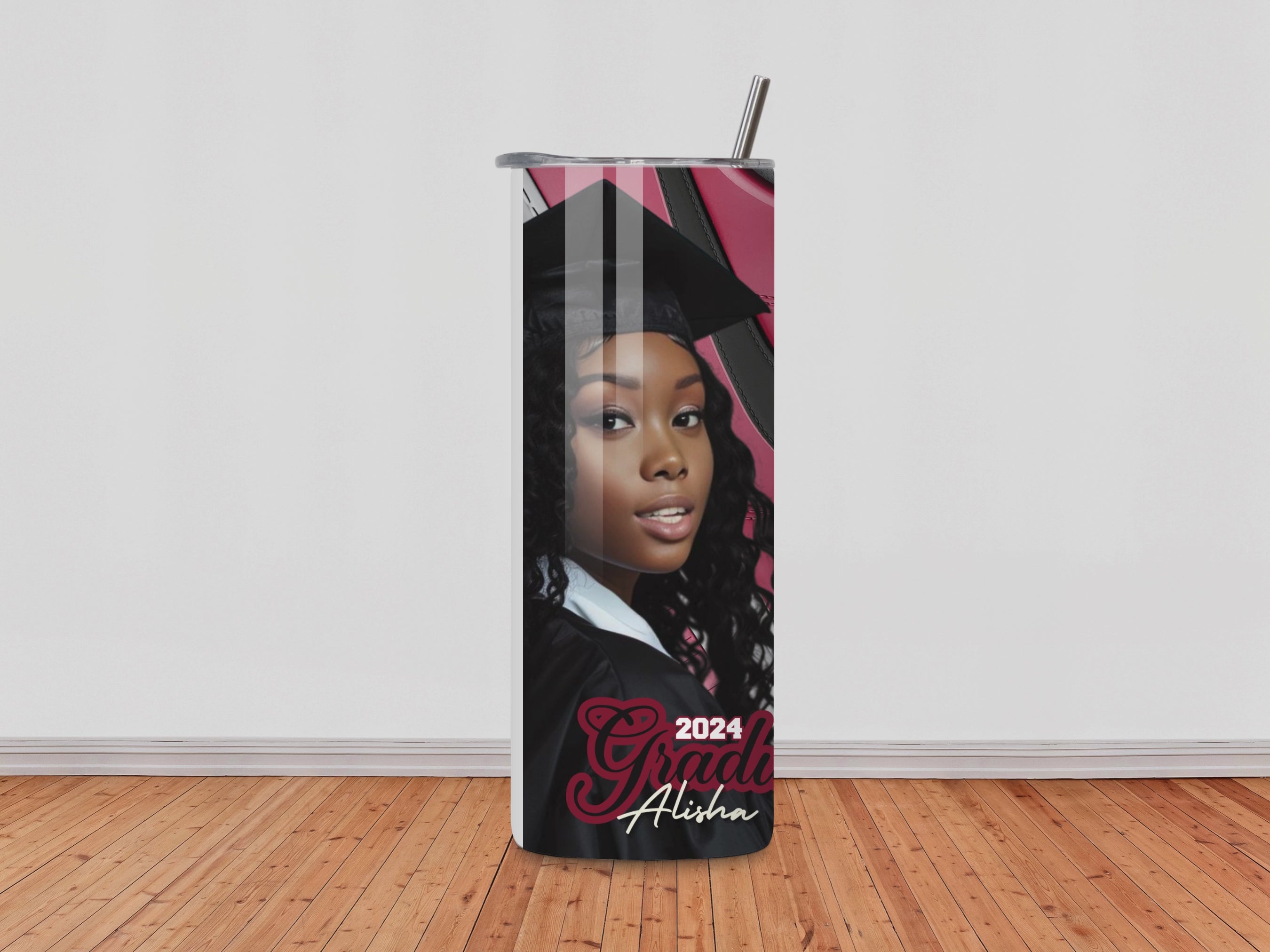 Custom Graduation Tumbler – Sneaker-Inspired_2 – Mo'Jestic Creations